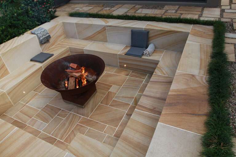 Sandstone blocks for firepit designs | Boulder Stone